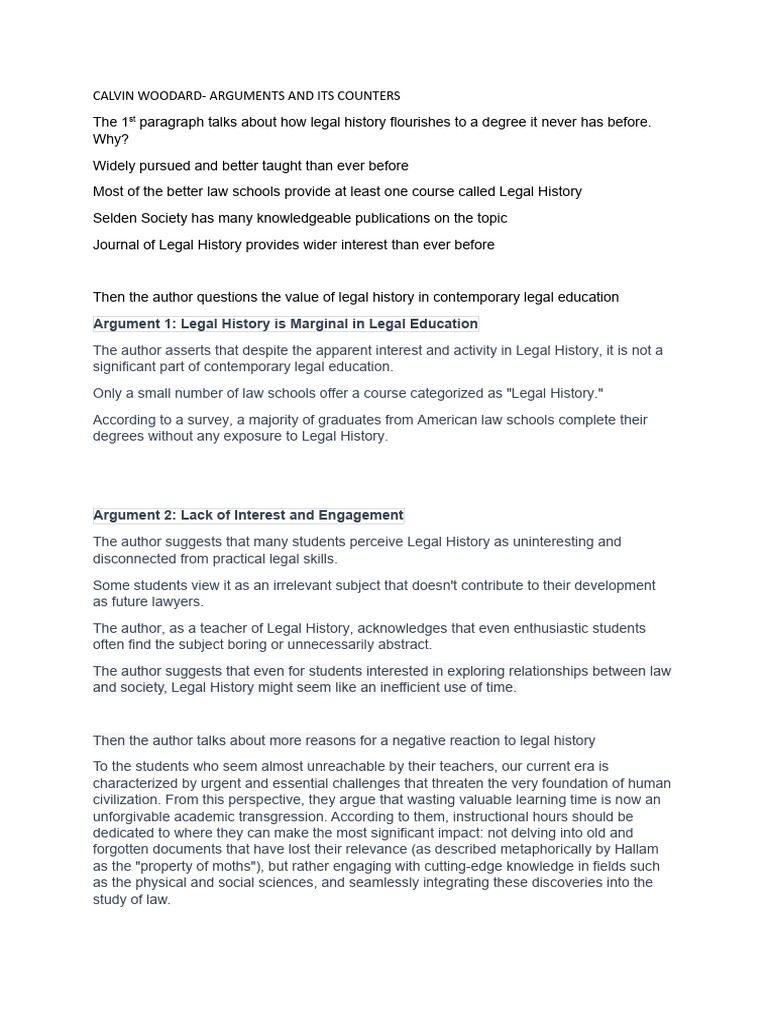 CALVIN WOODARD - Arguments | Download Free PDF | Science | Idea
