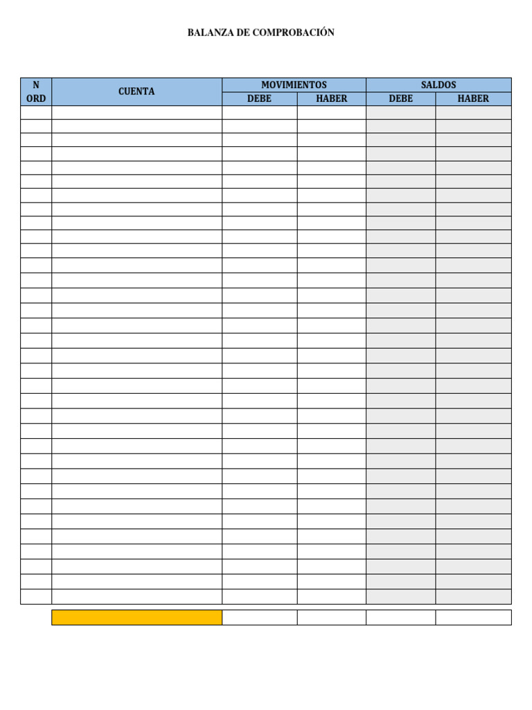 Balanza de Comprobacion | PDF