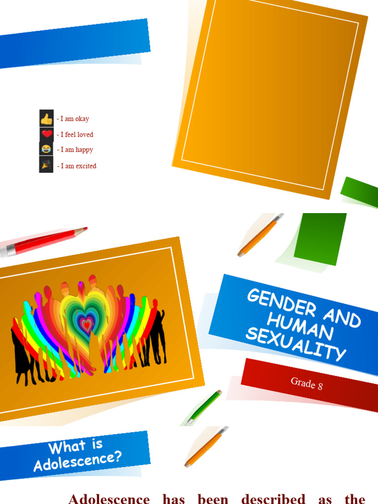 Gender and Human Sexuality | PDF | Human Sexuality | Adolescence