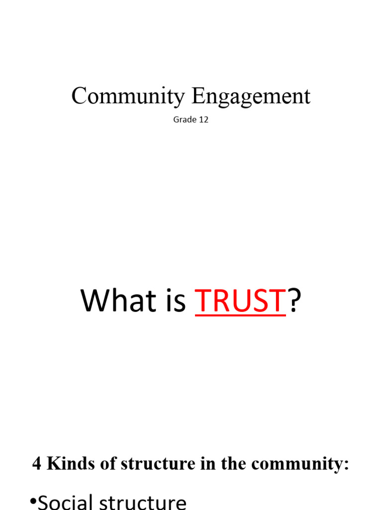 Community Engagement | PDF | Community | Empowerment