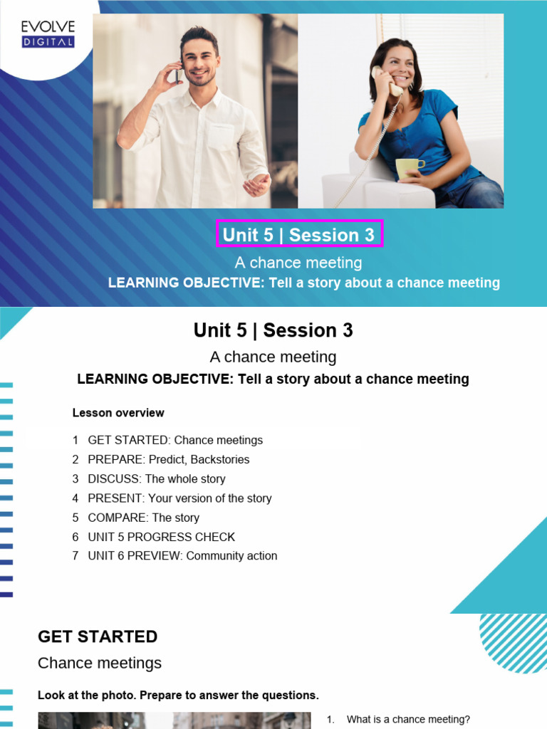 E4_In2 U5 S3.pptx | PDF | Conversation