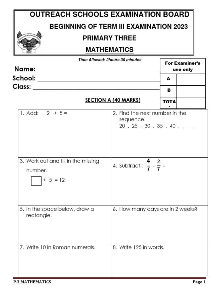 P. 3 MTC Bot Iii | PDF | Mathematical Notation | Numbers