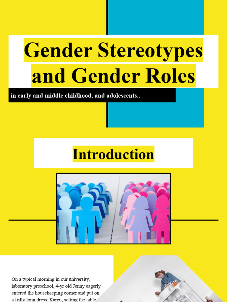 Gender Stereotypes and Roles | PDF | Gender | Gender Studies