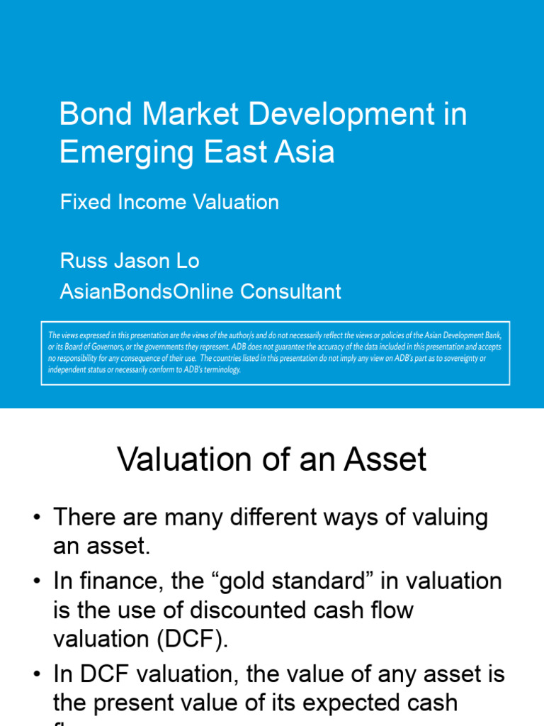 Fixed Income Valuation | PDF | Bonds (Finance) | Discounted Cash Flow