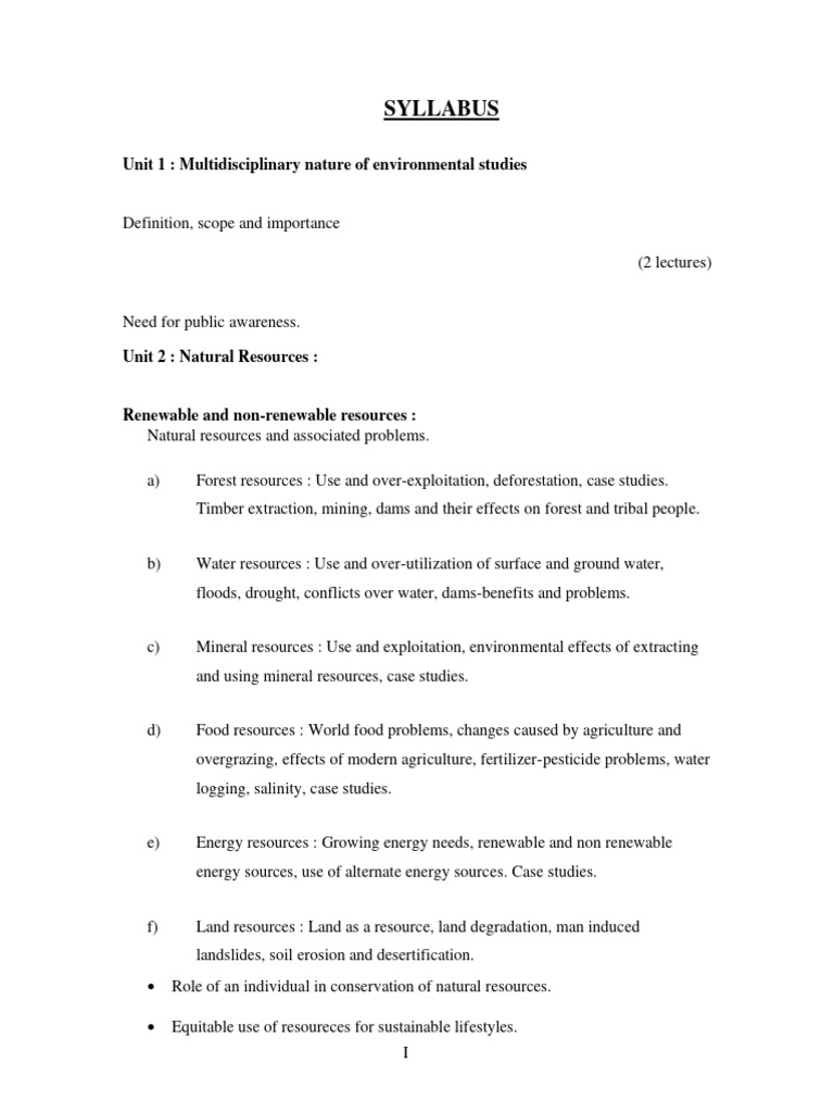 Comp Evs Syllabus 2023 | PDF | Conservation Biology | Biodiversity Comp Evs Syllabus 2023 | PDF | Conservation Biology | Biodiversity