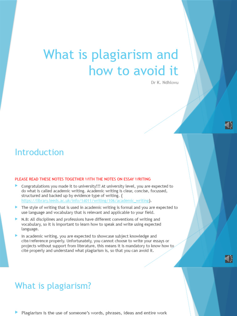 What Is Plagiarism and How To Avoid It | PDF | Plagiarism | Citation