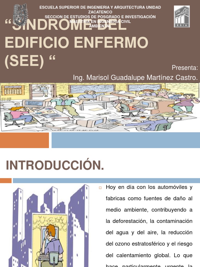 Sindrome Del Edificio Enfermo (See) | PDF | Contaminación | Encendiendo