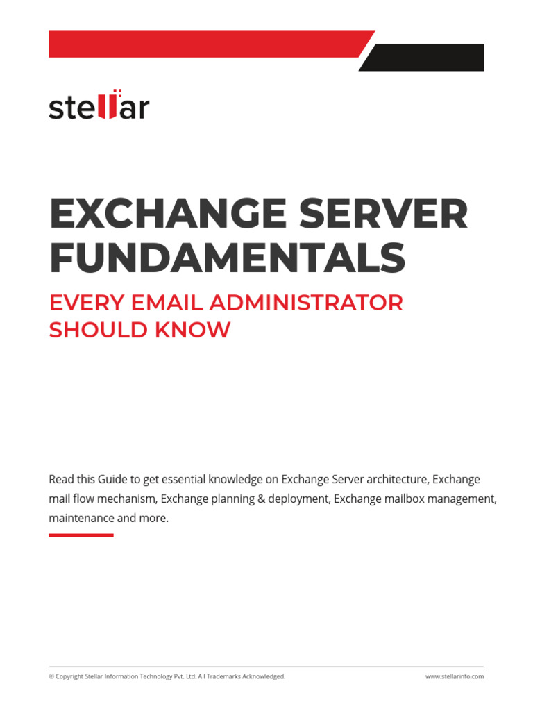 Exchange Server Fundamentals | PDF | Microsoft Exchange Server | Active ... Exchange Server Fundamentals | PDF | Microsoft Exchange Server | Active ...