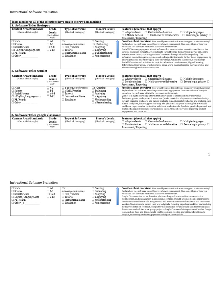 Itec 3200 Software Review Sheet | PDF | Multimedia | Simulation