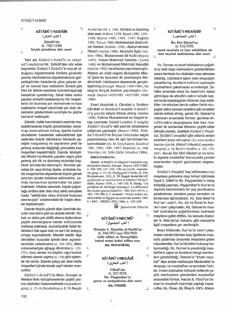 KiTABUL KEBAiR - c.26 | PDF