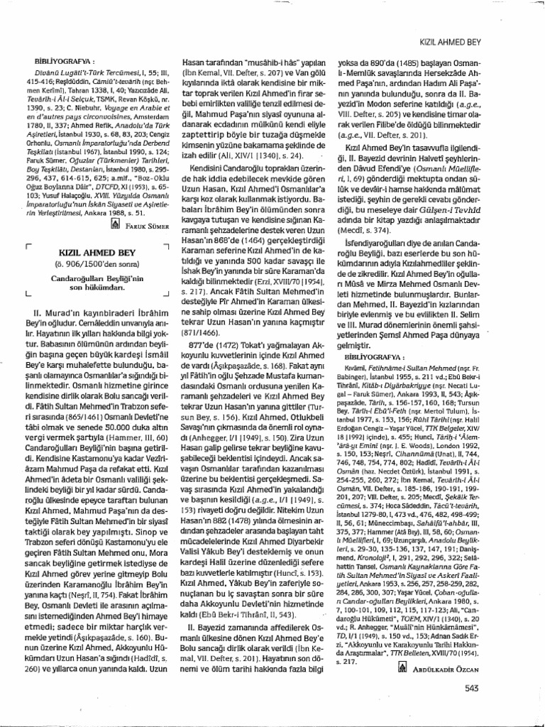 KIZIL AHMED BEY - c.26 | PDF