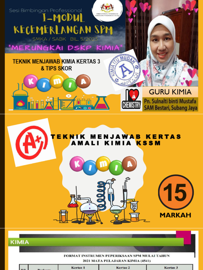 Slide Teknik Menjawab Kertas Amali KSSM 2023 | PDF