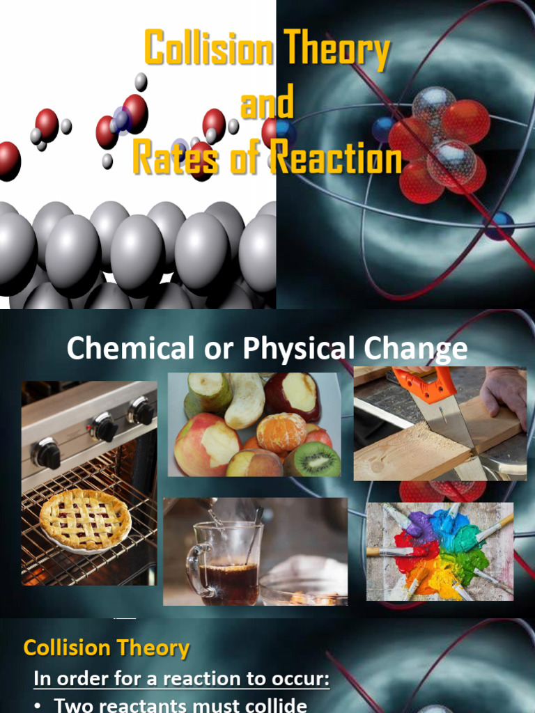 Lesson 5 Collision Theory | PDF | Reaction Rate | Chemical Reactions