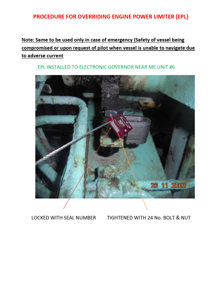 EPL Overriding Procedure | PDF