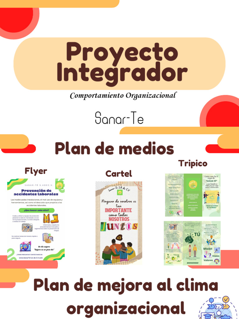 Presentación para Proyectos Simple Rojo y Naranja | PDF