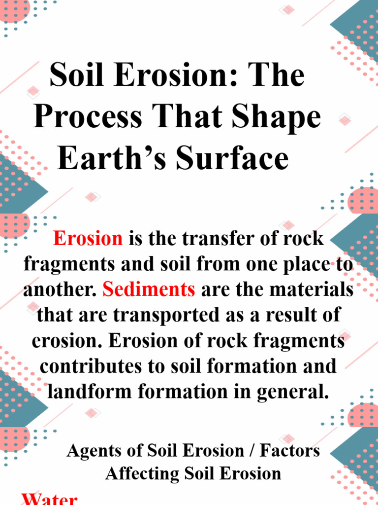 Soil Erosion Final - SCIENCE 5 - TABOTABO | PDF | Erosion | Soil