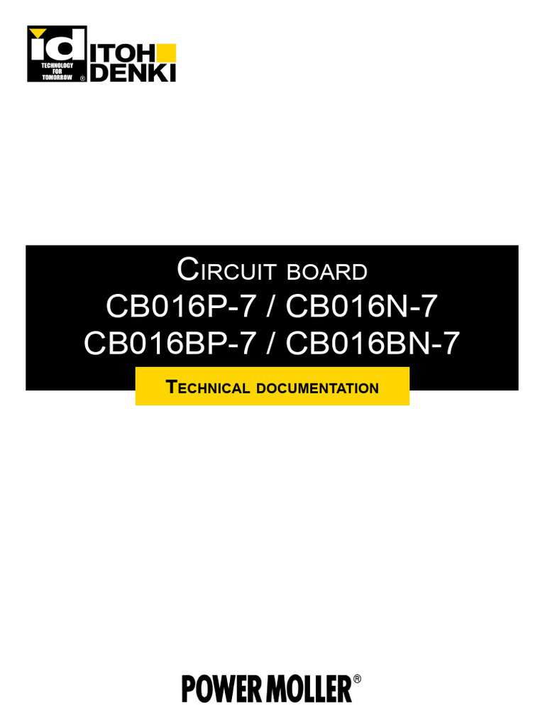 CB016 Itoh Denki Card | PDF | Computer Engineering | Electrical Components