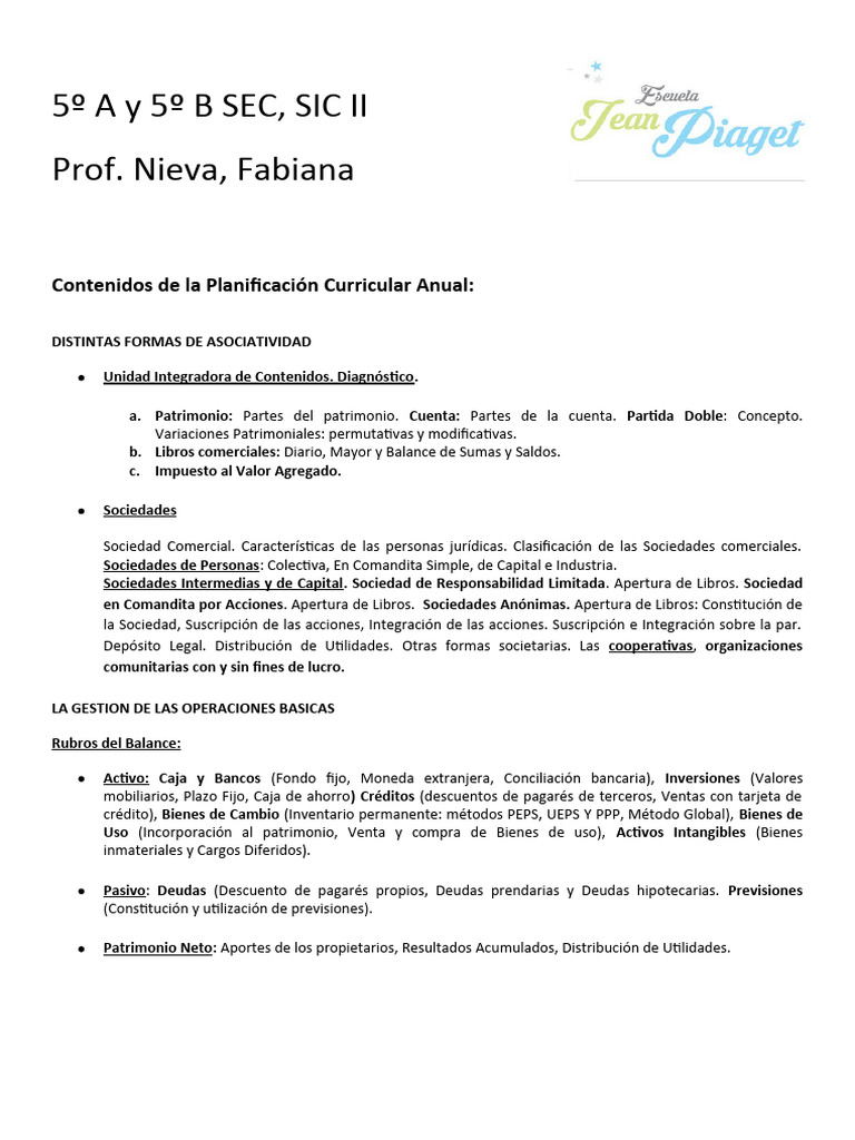 SIC II Programa | PDF | Evaluación | Deuda