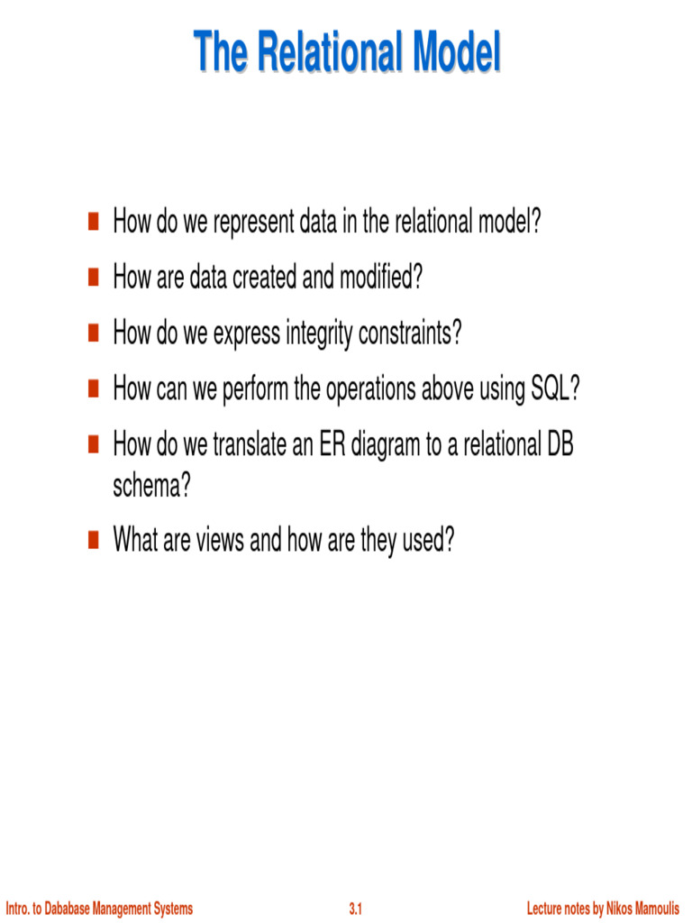 02 Rmodel | PDF | Relational Database | Databases