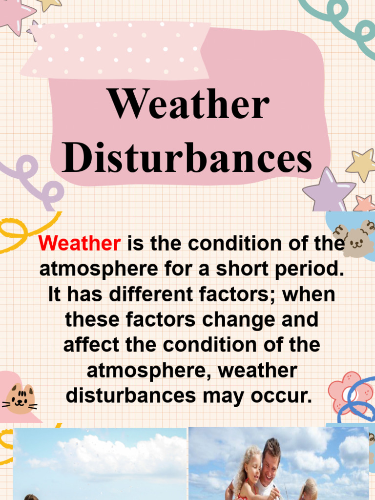 Understanding Weather Disturbances | PDF | Tropical Cyclones | Weather
