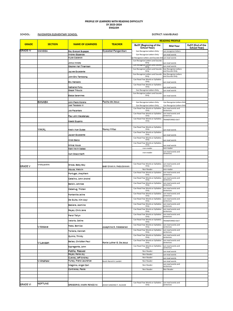 PES ENGLISH Profiling-of-Learners-with-Reading-Difficulty-Elementary ...