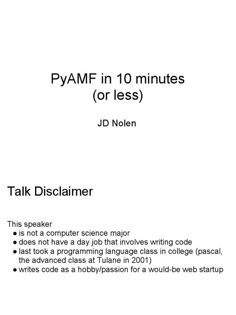 PyAMF: Connecting Flex and Python | PDF | Apache Flex | Rich Internet Application