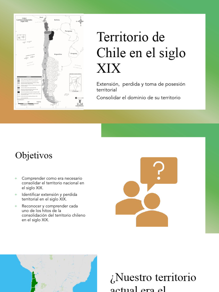 Conformación del Territorio Chileno XIX | PDF | Chile | América del Sur