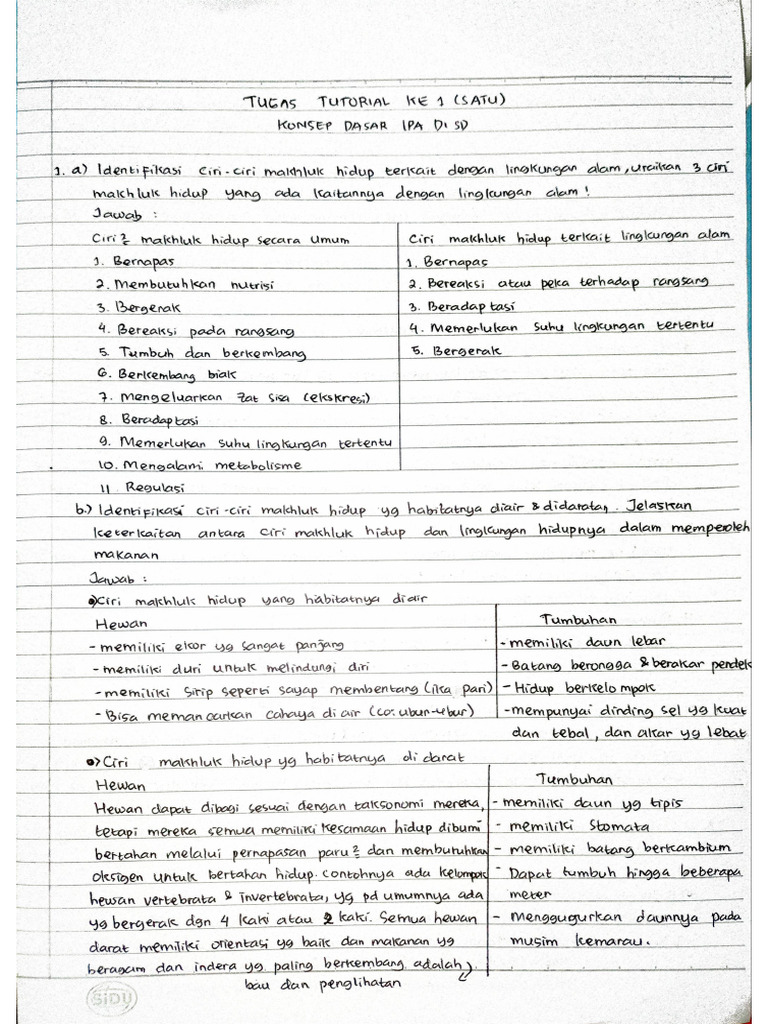 TT I Konsep Dasar Ipa | PDF