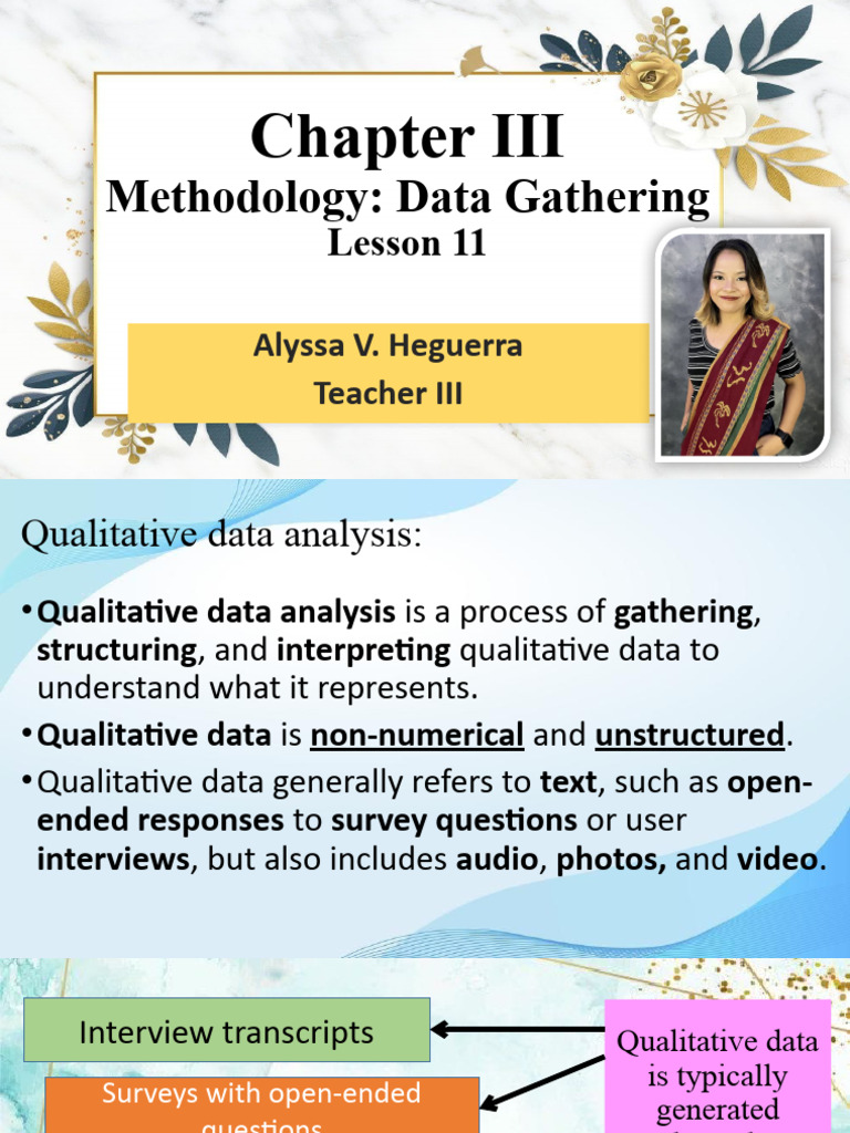 PR1 Lesson 11 Qualitative Data Gathering | PDF | Qualitative Research ... PR1 Lesson 11 Qualitative Data Gathering | PDF | Qualitative Research ...