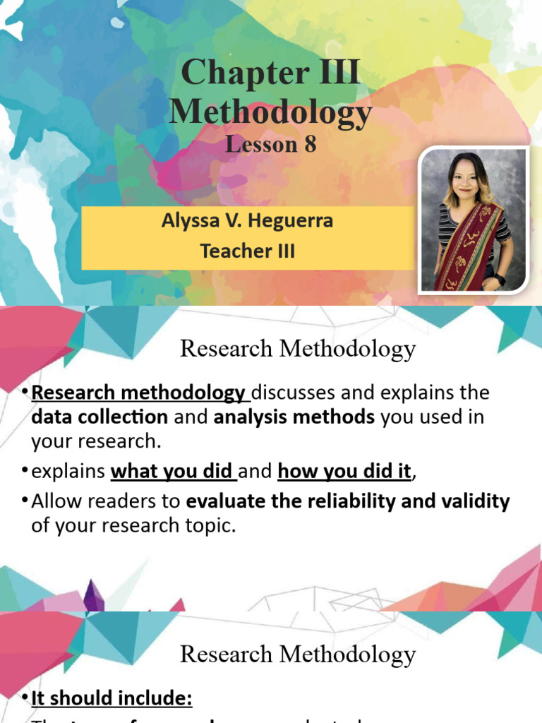 PR1 Lesson 8 Methodology | Download Free PDF | Methodology | Sampling (Statistics)