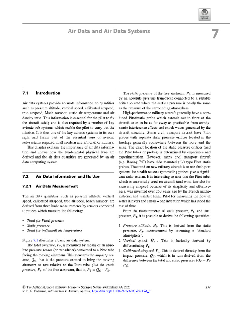 Air Data System Basics | PDF Air Data System Basics | PDF