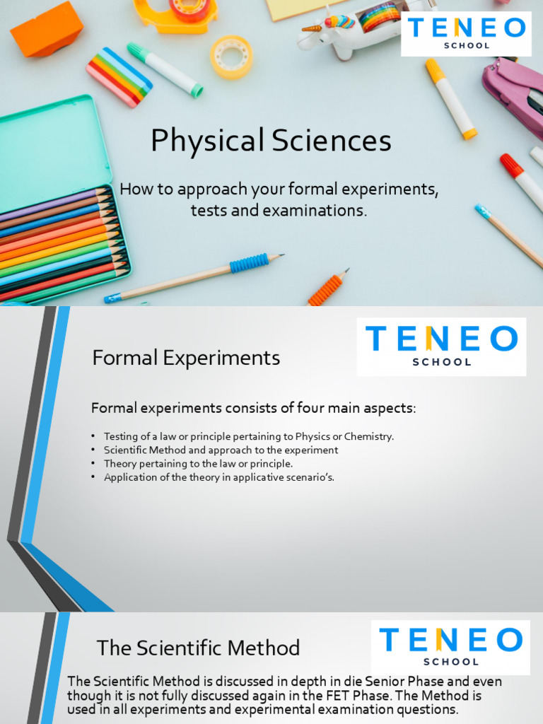 How To Prepare For A Physics Task or Exam GR 12 | PDF | Experiment | Scientific Method