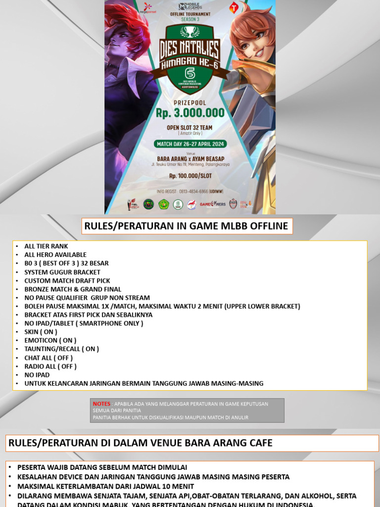 TM MLBB HIMAGRO MLBB Fiks | PDF