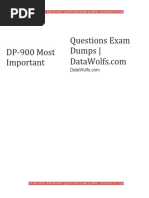 DataWolfs DP 900 Dumps | PDF | Databases | Microsoft Sql Server