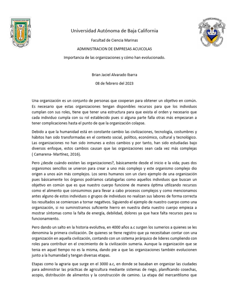 Tarea Admin | PDF | Agricultura | Humano