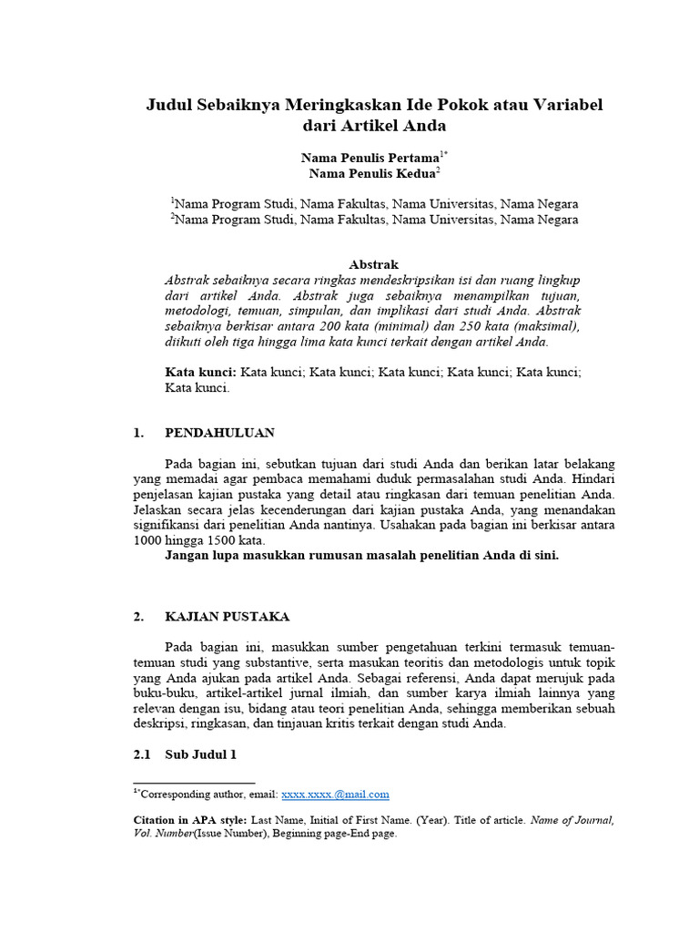 Format Artikel 1 | PDF