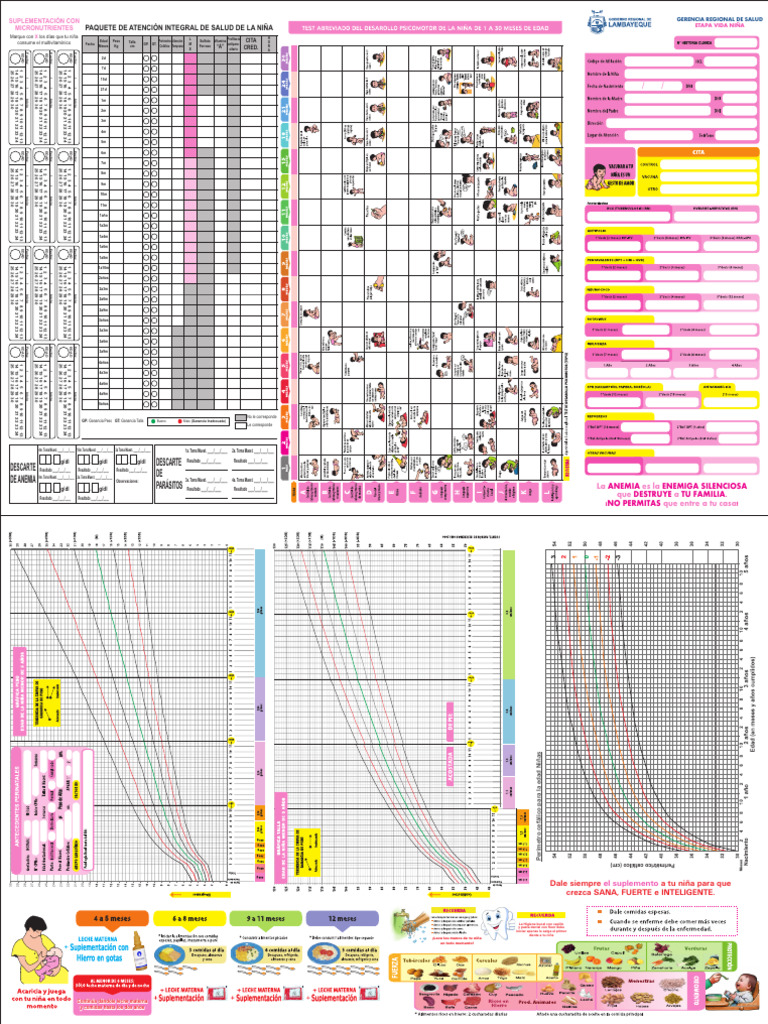 CARNET NIÑA 2017 Final | PDF | Boca | Odontología
