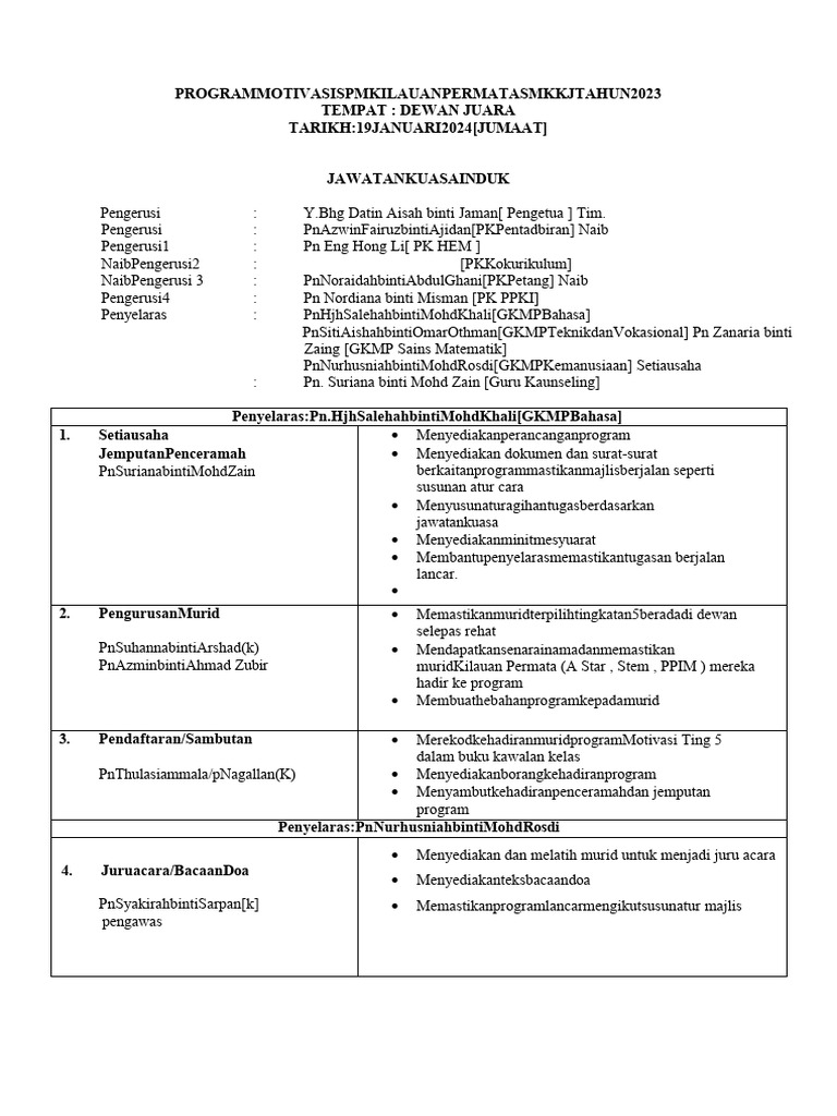 2024mesyuarat Kilauan Permata | PDF