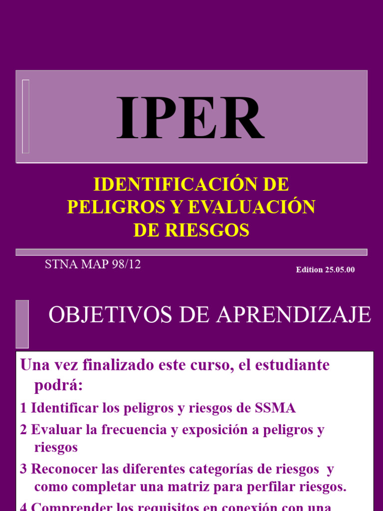 Curso Iper (Hira) | PDF | Riesgo | Auditoría