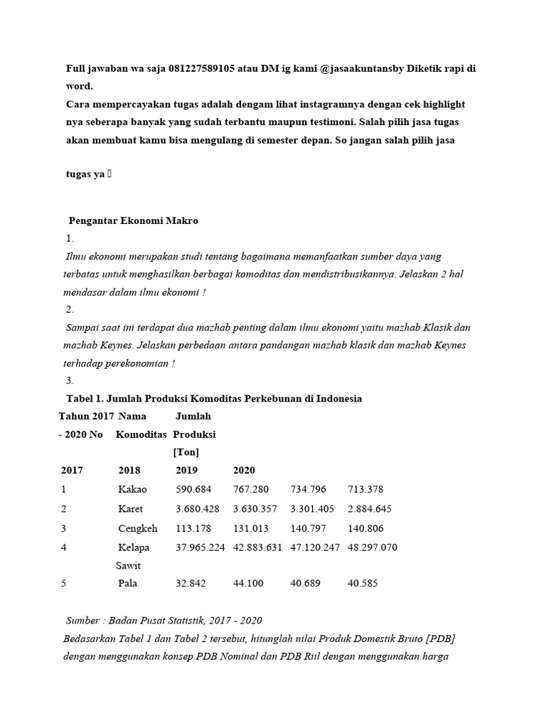 Soal-Soal TMK 1 2024 | PDF