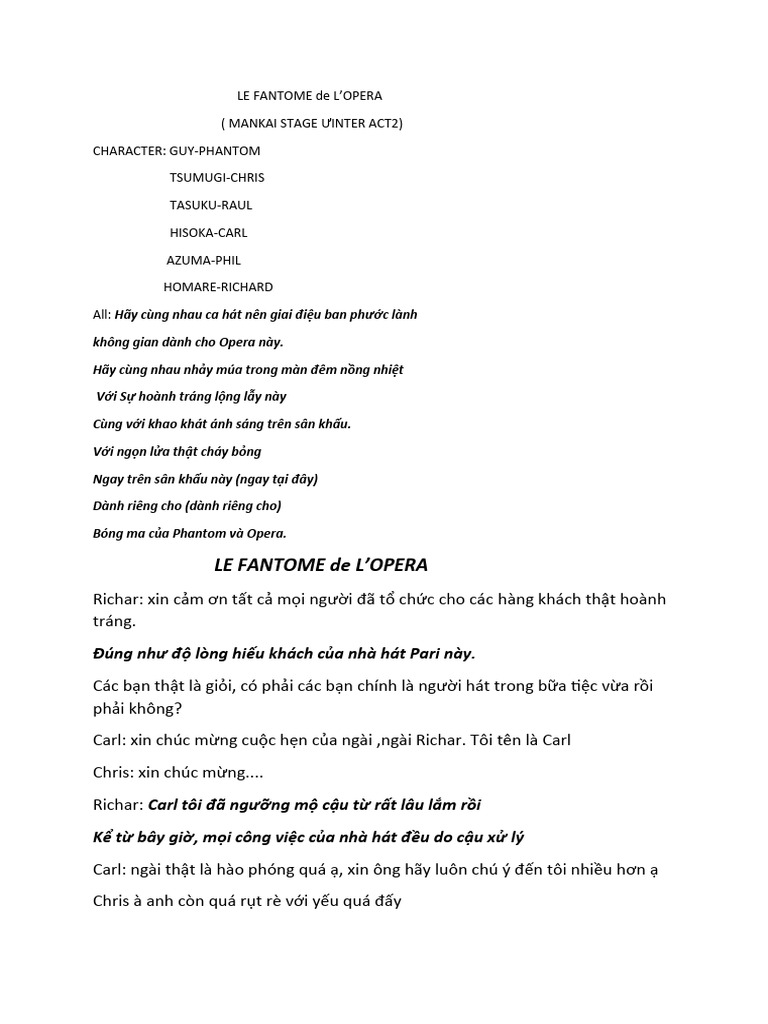 LE FANTOME de L | PDF