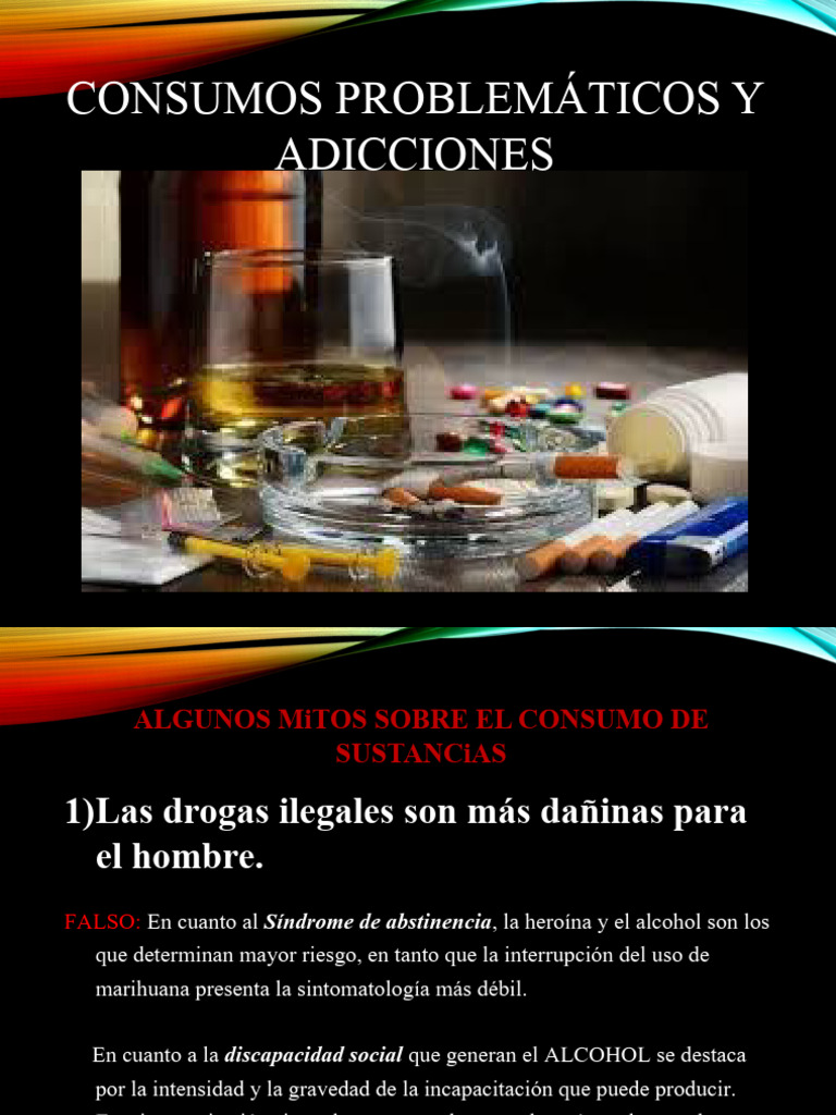 Consumo Problematico de Sustancias | PDF | Drogas | La dependencia de sustancias