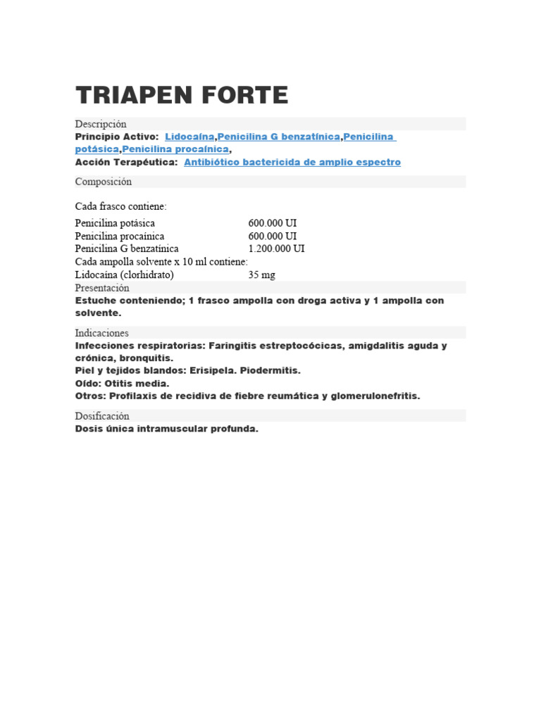 Triapen Forte | PDF