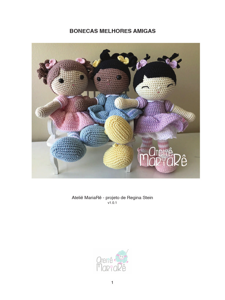 Cópia de Bonecas Maria Re | PDF | Crochê