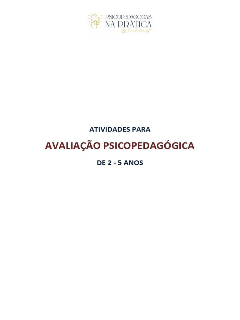 Atividades 2-5 Anos | PDF | Memória | Aprendizado
