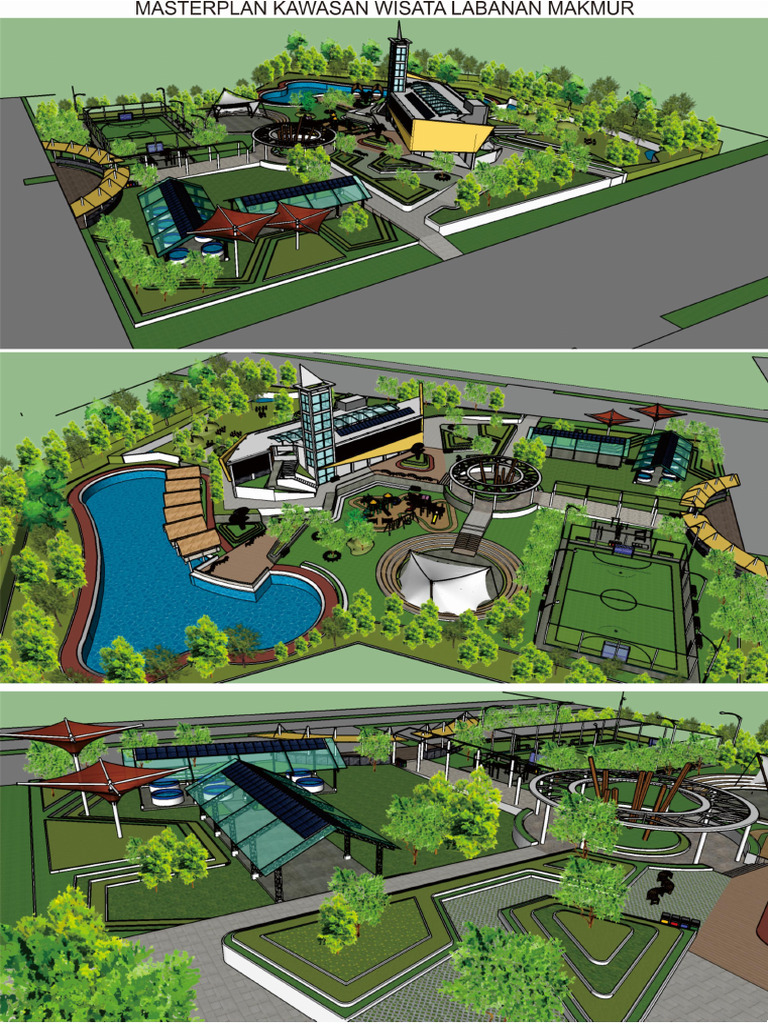 Masterplan Kawasan WisataLabanan Makmur | PDF