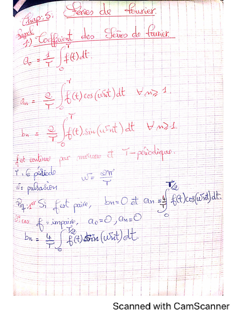 Séries de Fourier | PDF