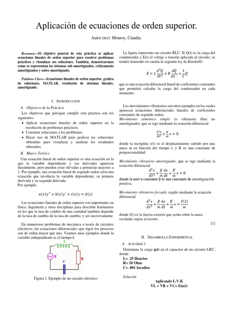 S5 Ecuas | PDF | Ecuaciones | Linealidad