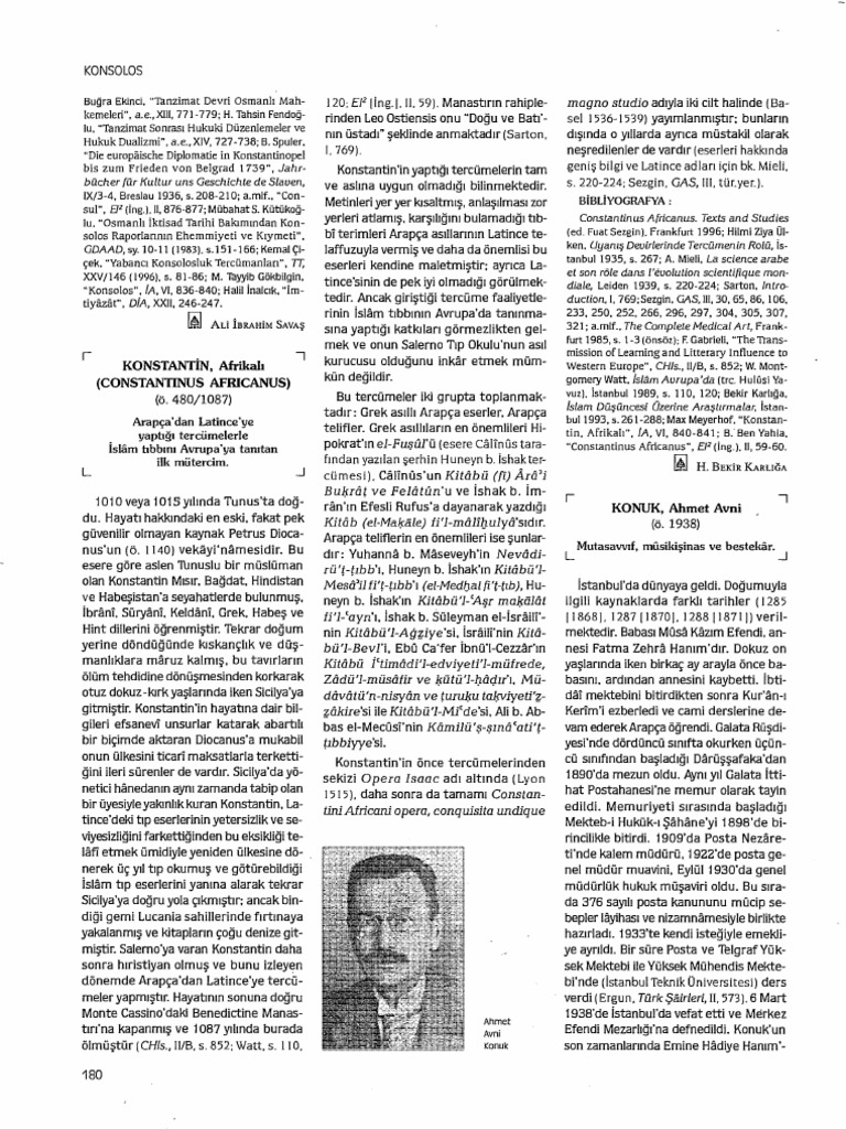 KONSTANTiN AFRiKALI (CONSTANTINUS AFRICANUS) - c.26 | PDF