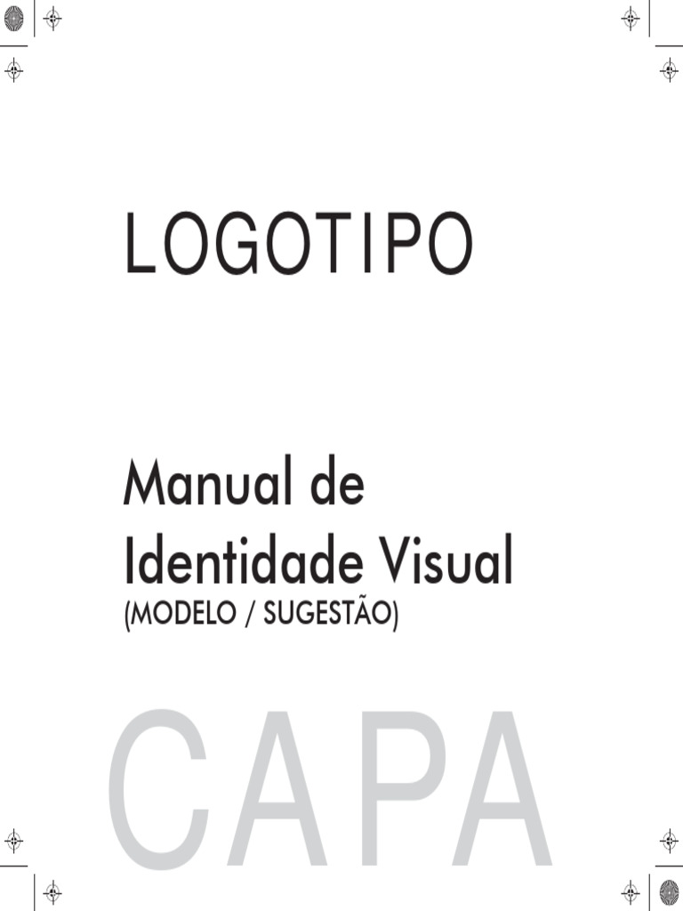 Manual de Identidade Visual - Modelo | PDF | Marca | Esboço
